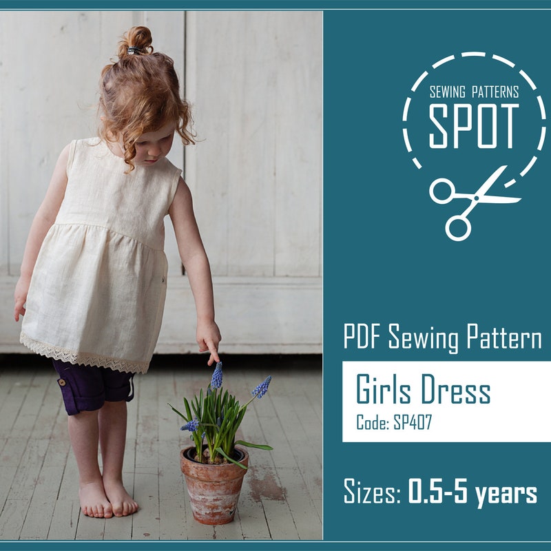 Girls Tunic Pattern - Etsy