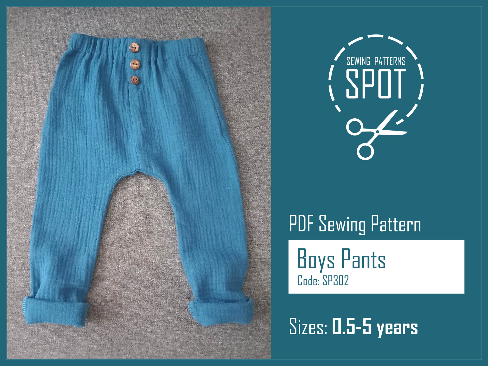Baby and Kids Pants Sewing Pattern PDF Grow With Me Pants - Etsy