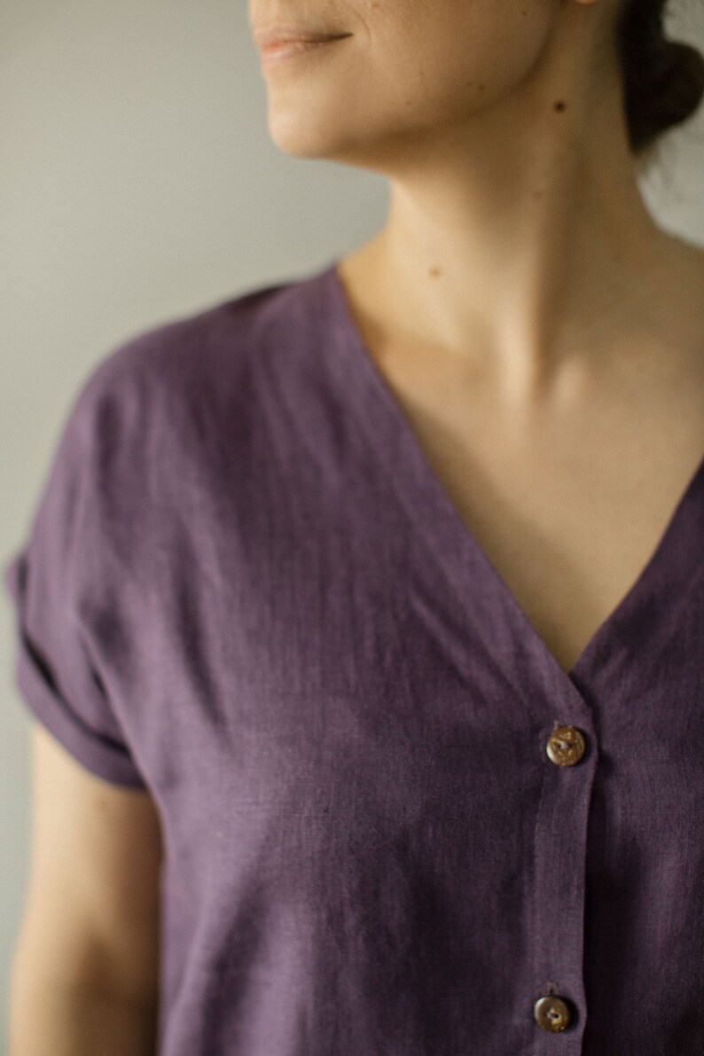 Women Button up Shirt PDF Sewing Pattern Instand Download - Etsy