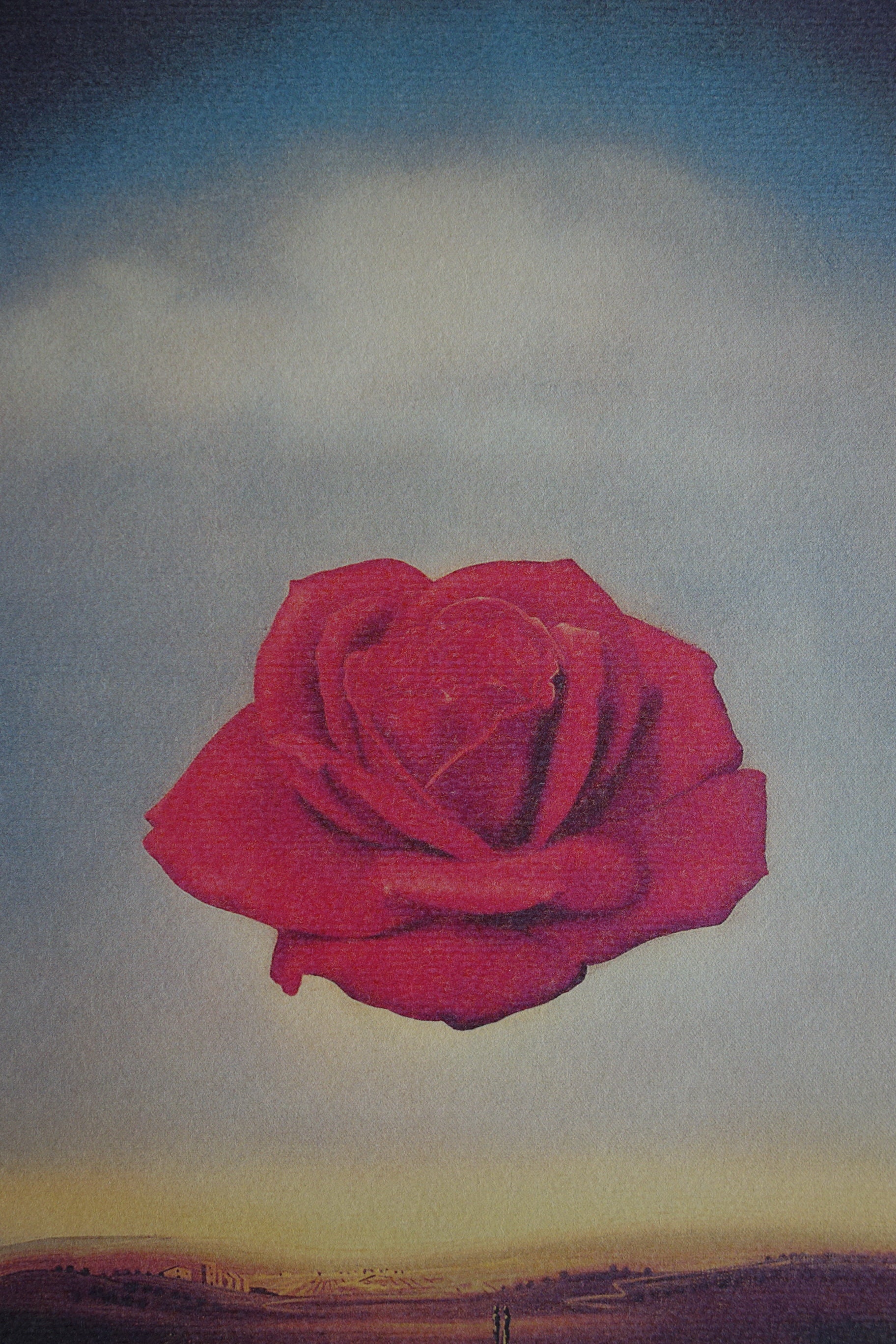 Fine Surrealist edition print, Rose, Salvador Dali, signed & stamped ...