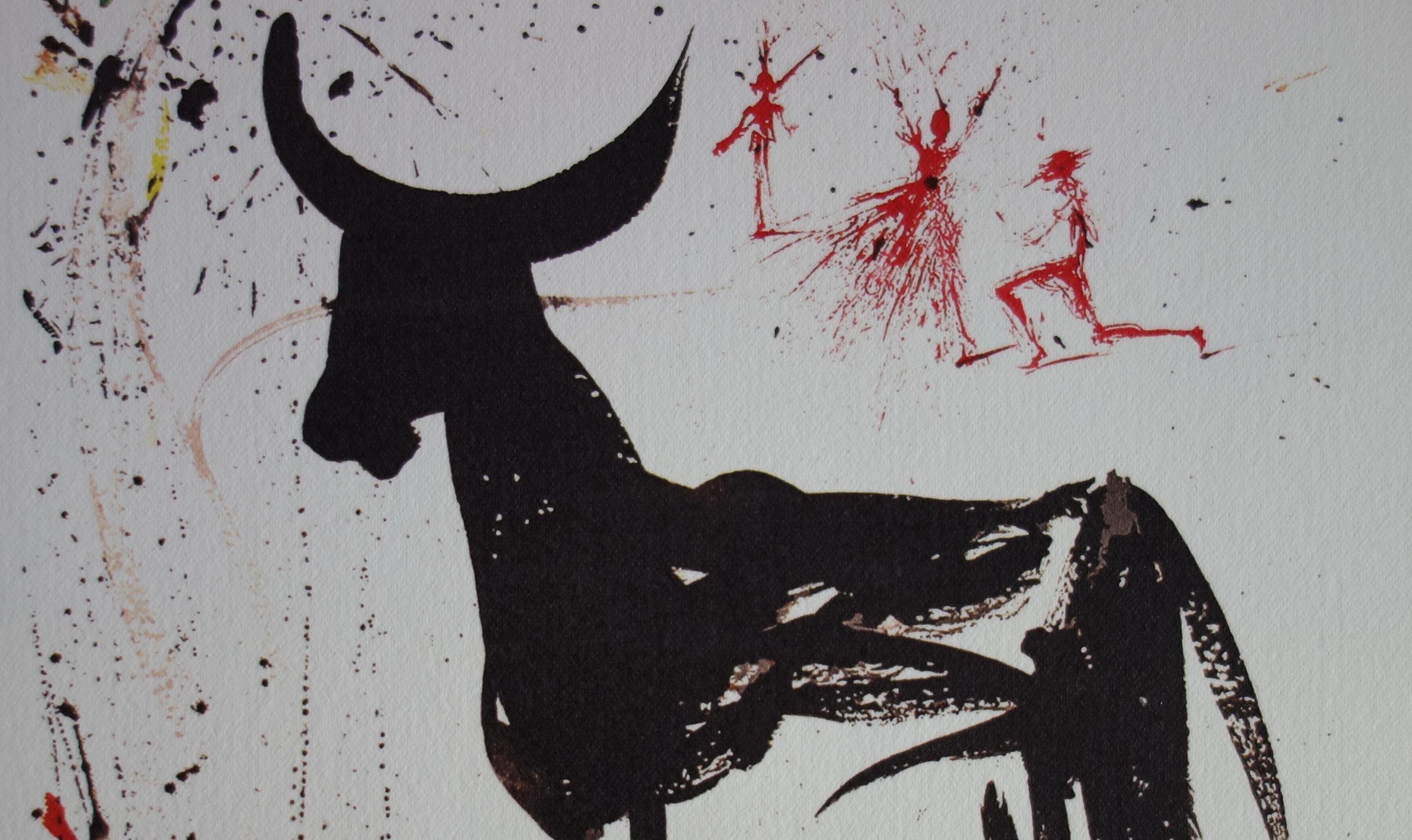 Fine Surrealist Limited Edition Print, Bull, Salvador Dali, Signed ...