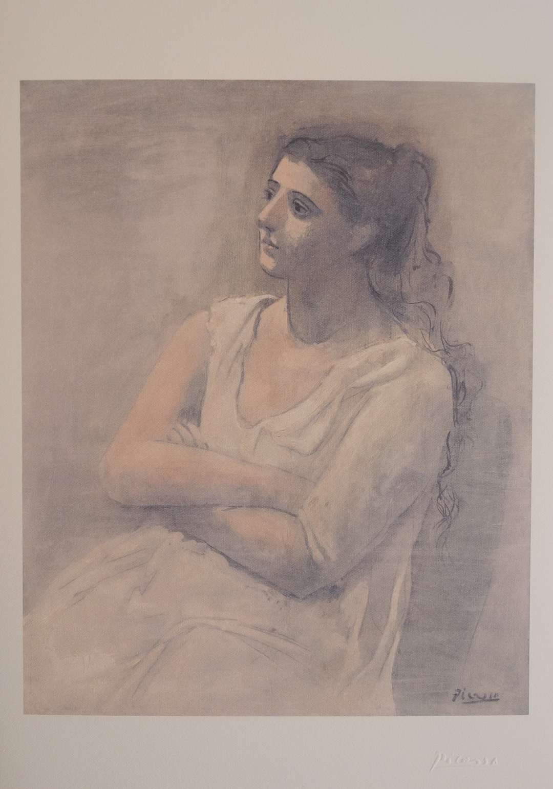 Fine Cubist Limited Edition Print - Rose Period Portrait of a Woman ...