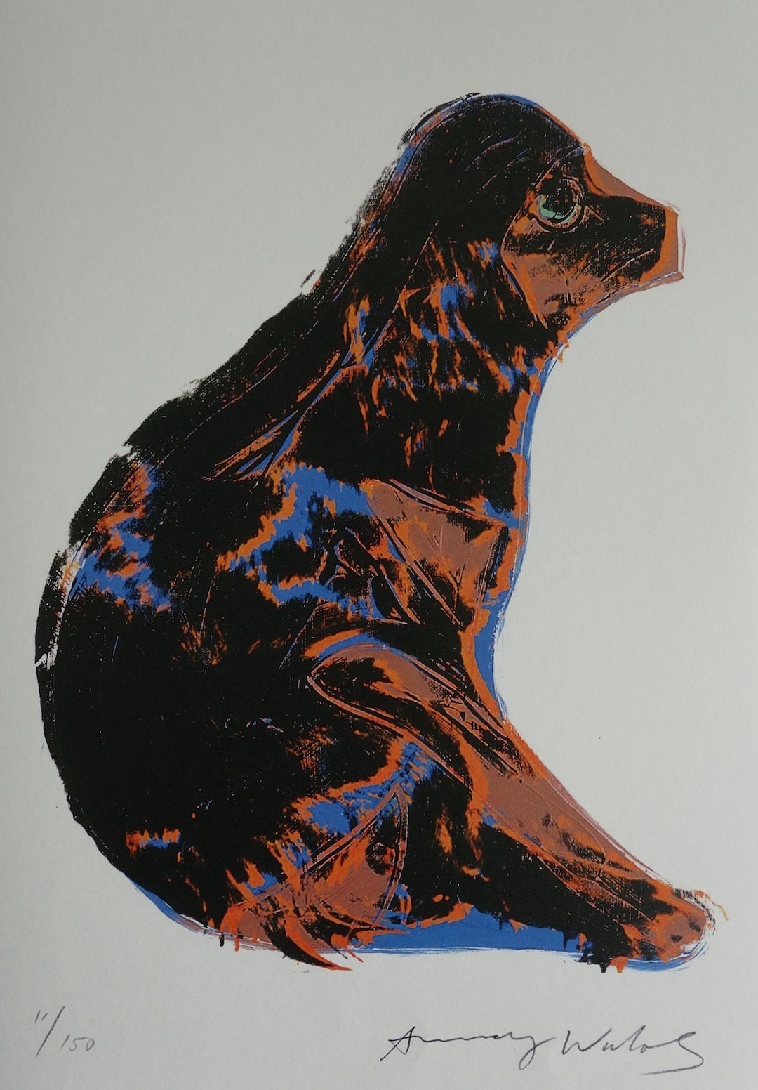 Fine Pop Art Limited Edition Print - Animal Series - Dog, Andy Warhol ...