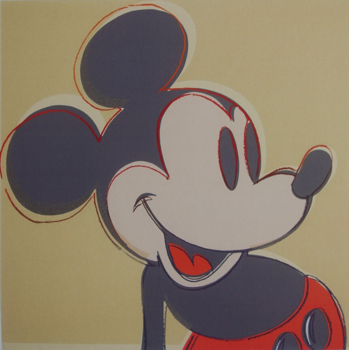 Pop Art Andy Warhol Mickey Mouse Mickey Mouse Andy Warhol Wall Pop Art