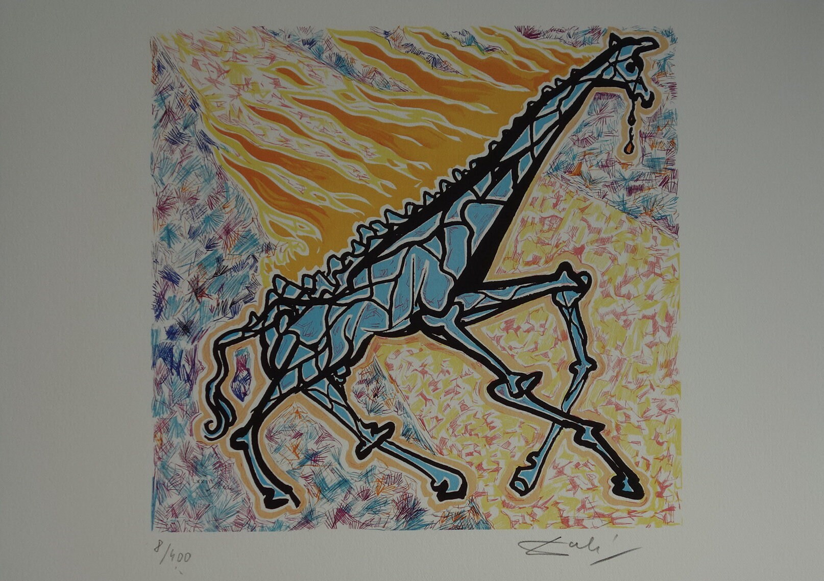 Fine Surrealist Limited Edition Print, Burning Giraffe, Salvador Dali ...