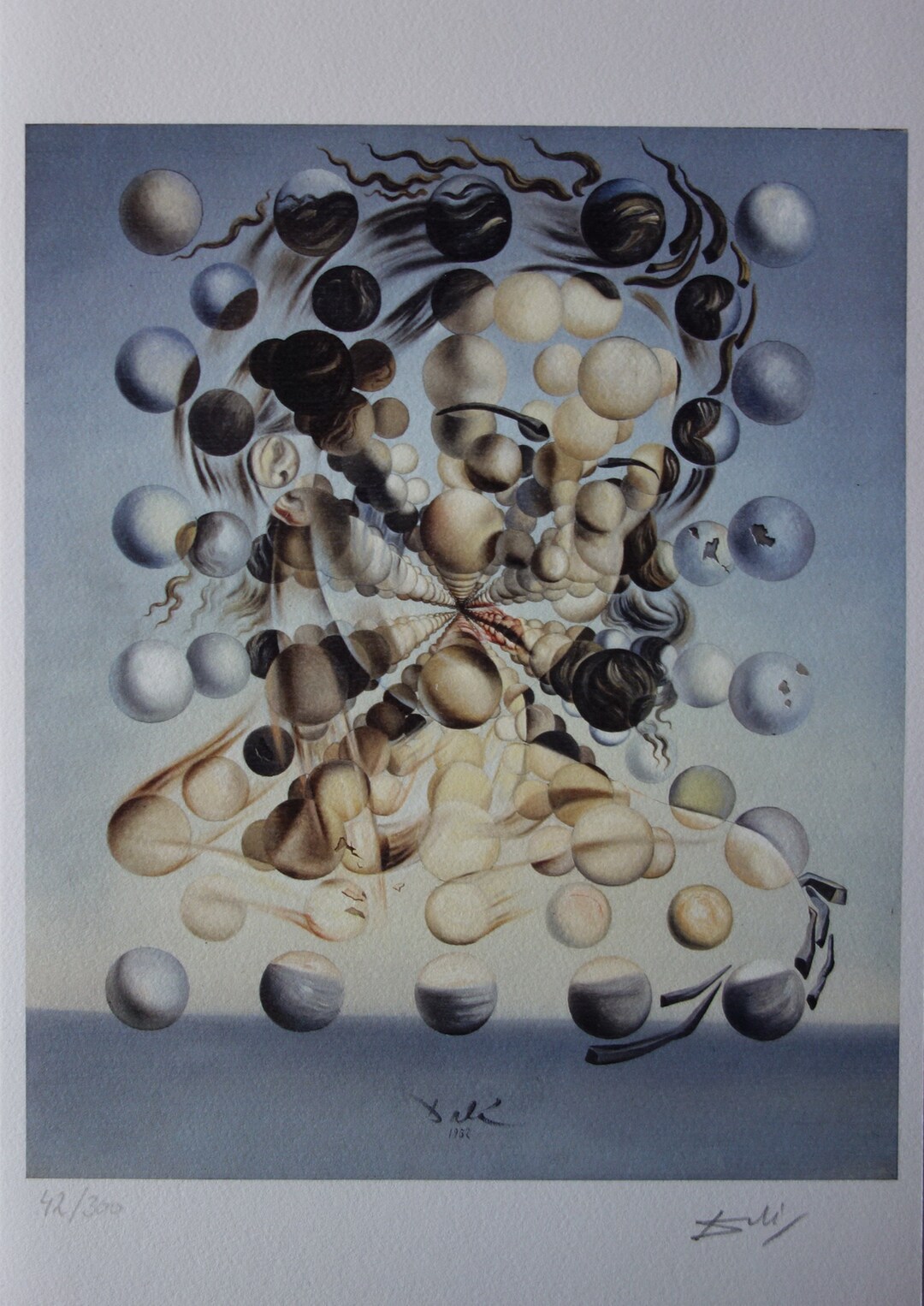 Fine Surrealist Limited Edition Print Portrait of Gala, Salvador Dali ...