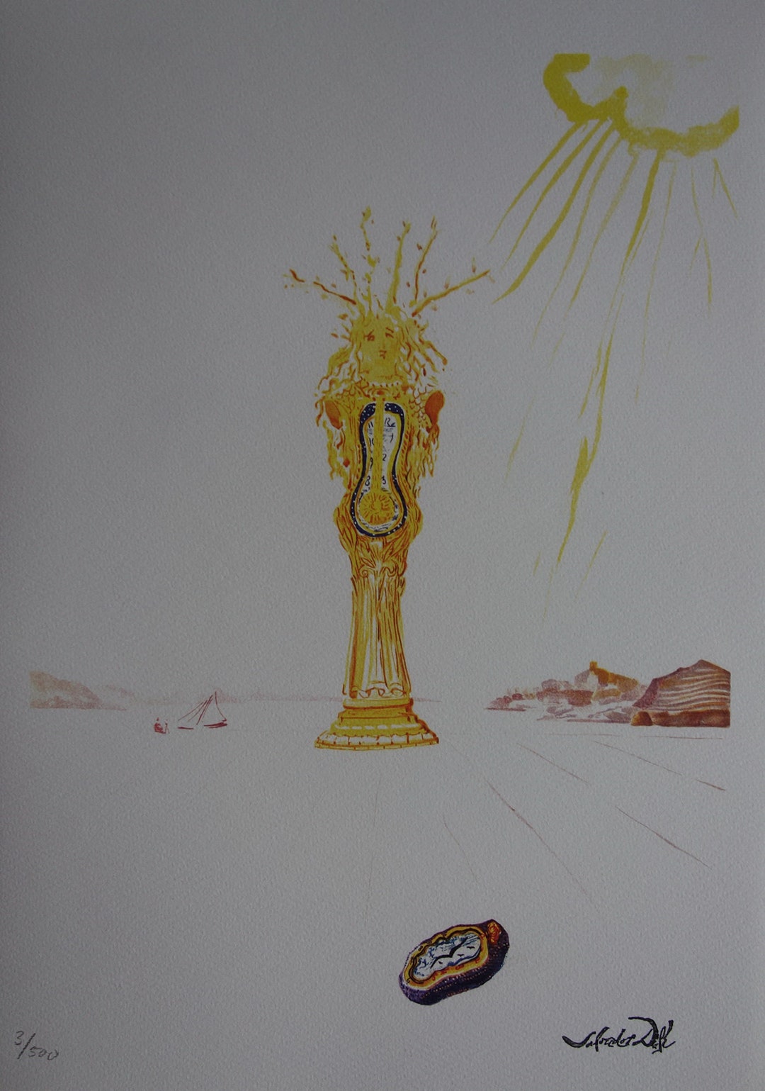 Fine Surrealist Limited Edition Print, Soft Melting Watch, Salvador ...