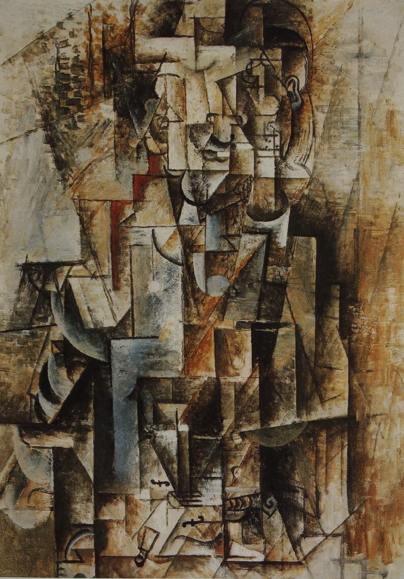 Fine Cubist Limited Edition Print - Cubism Period Portrait - Pablo ...