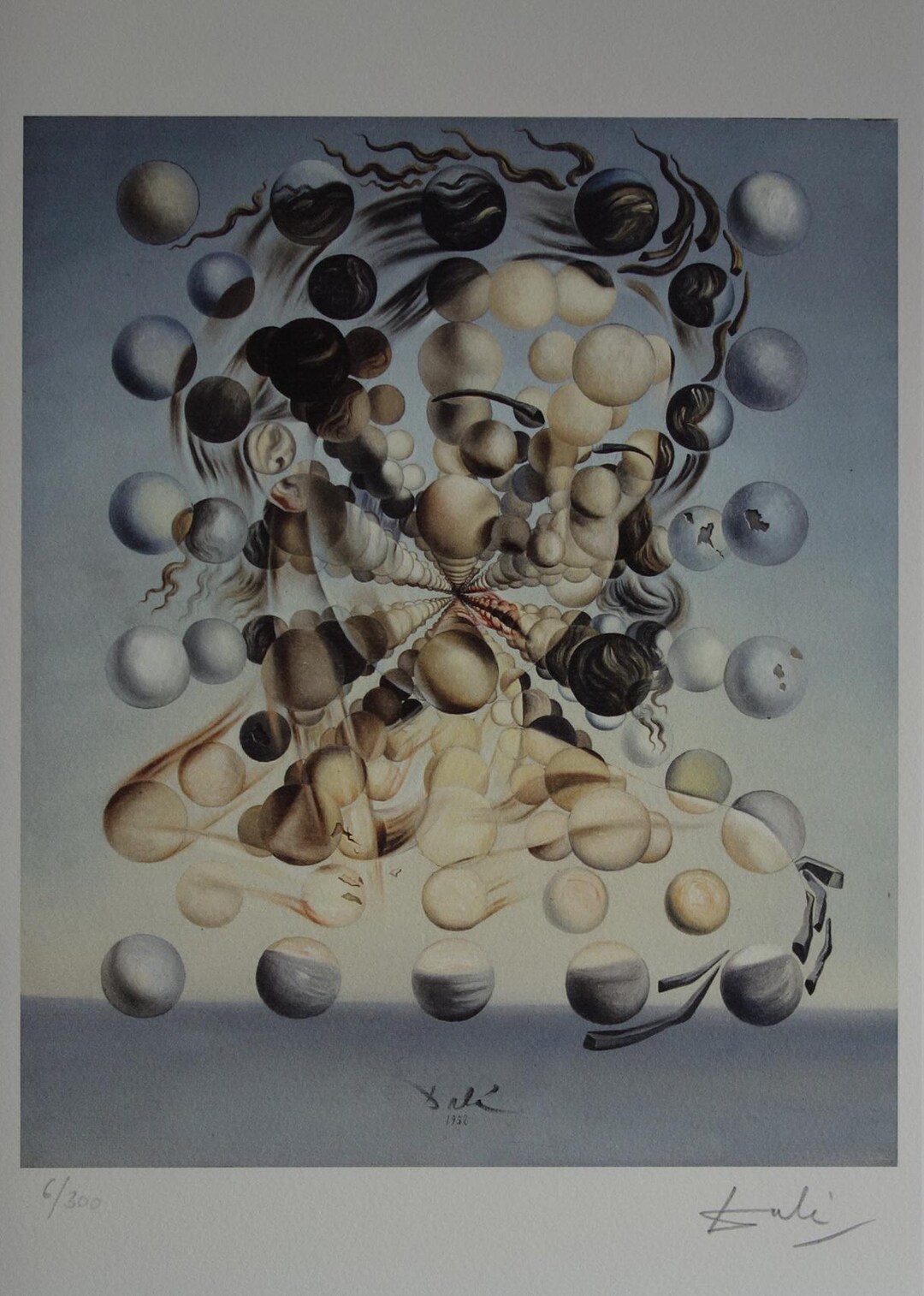 Fine Surrealist Limited Edition Print – Portrait of Gala, Salvador Dali ...