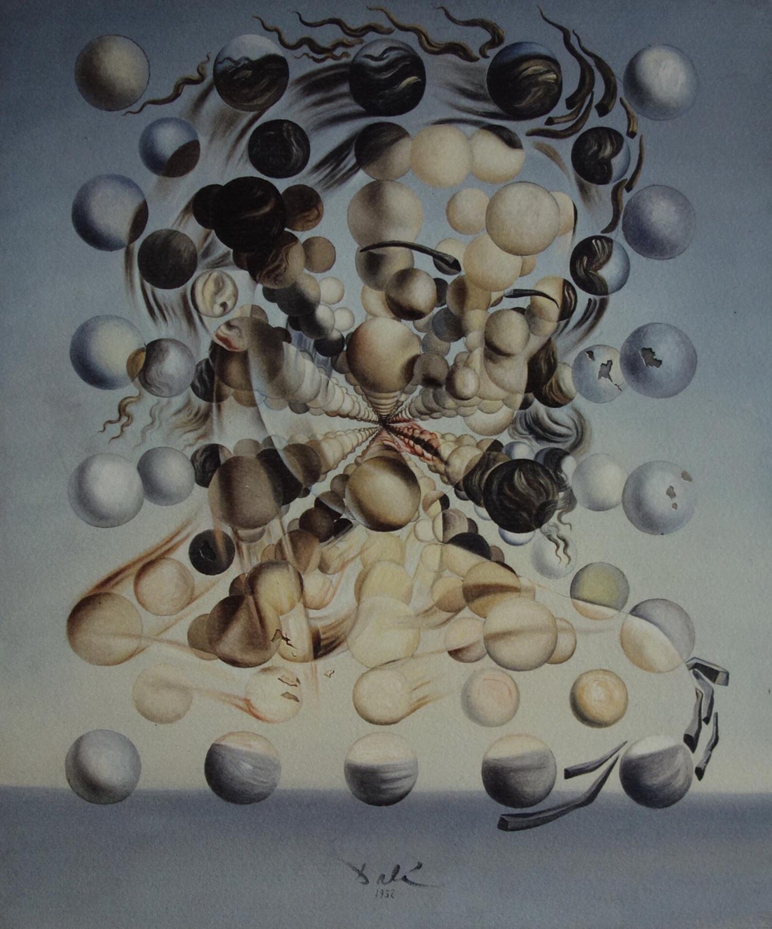 Fine Surrealist Limited Edition Print – Portrait of Gala, Salvador Dali ...