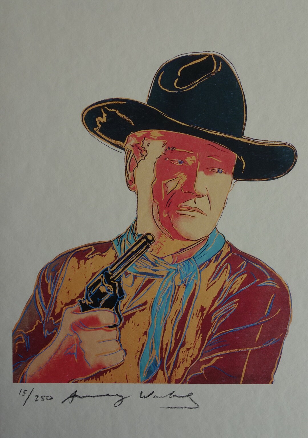 Fine Pop Art Limited Edition Print Western Cowboys Andy - Etsy