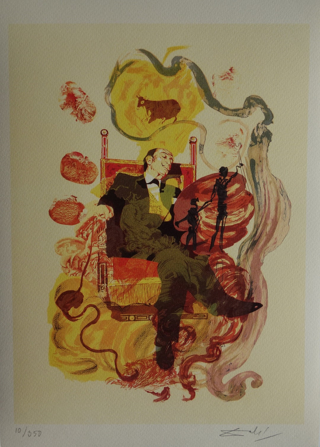 Fine Surrealist Limited Edition Print, Self-portrait, Salvador Dali ...