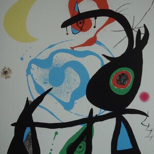 Fine Surrealist Limited Edition Print, Joan Miro, Signed & Numbered - Etsy