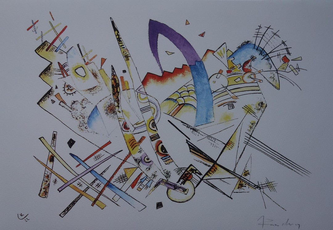 Fine Rare Edition Print – Abstract Composition, Wassily Kandinsky ...