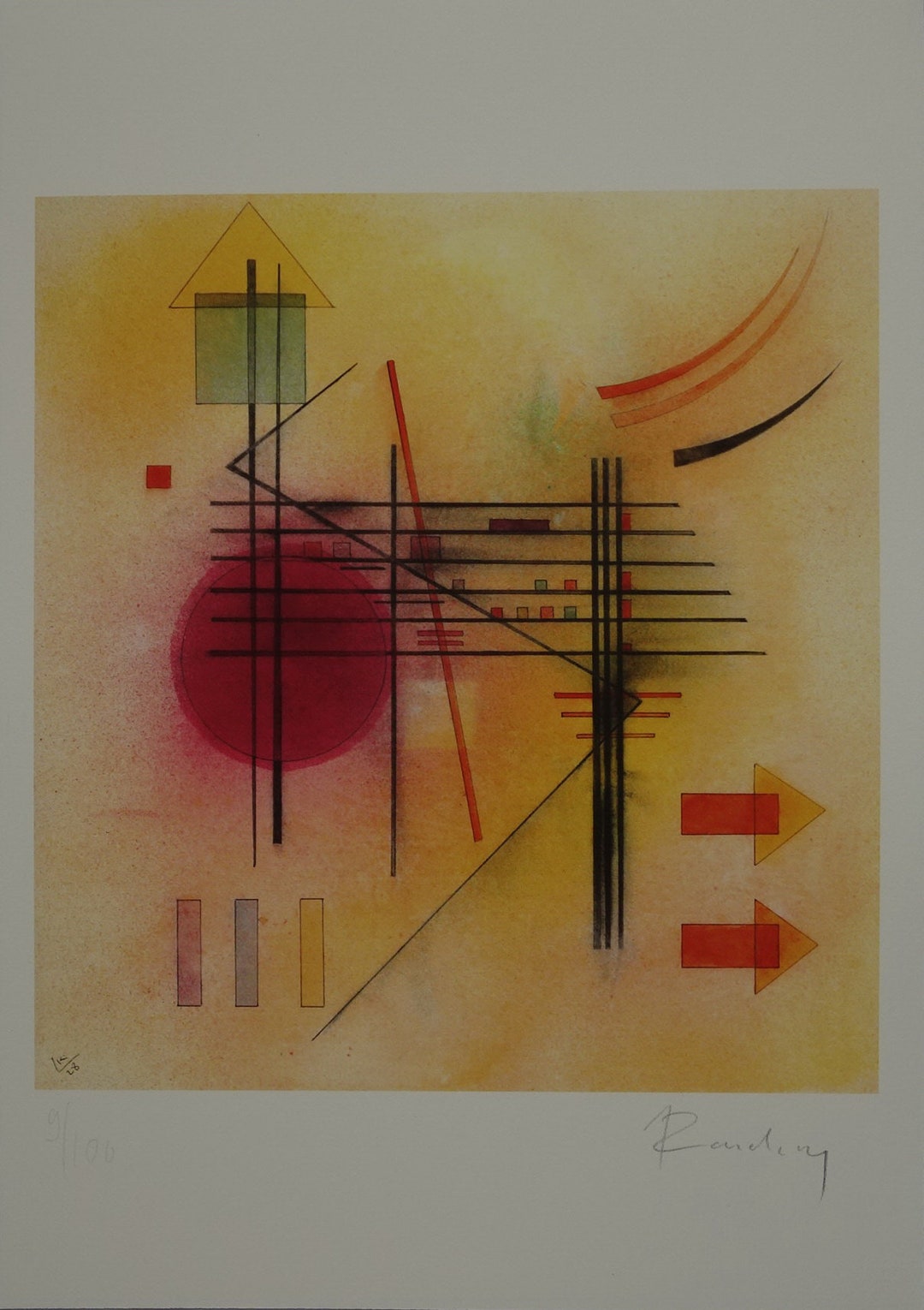 Fine Limited Edition Print – Abstract Composition, Wassily Kandinsky ...