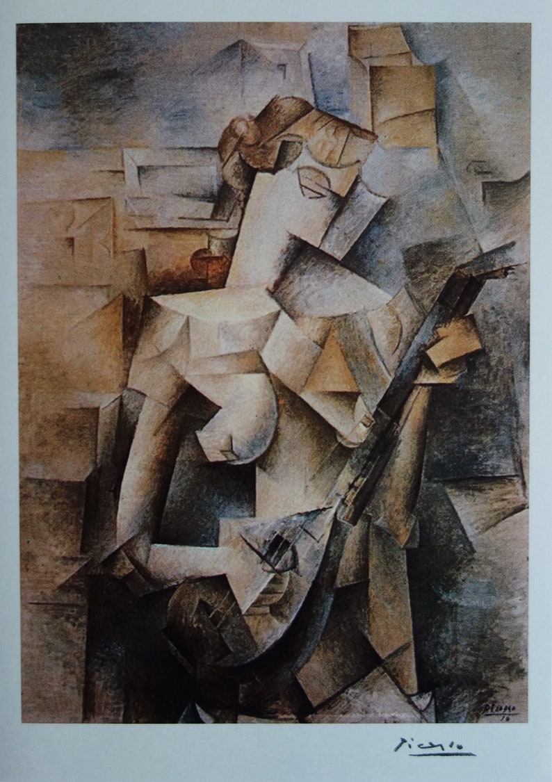 Fine Cubist Limited Edition Print - Cubism Period Portrait - Femme ...