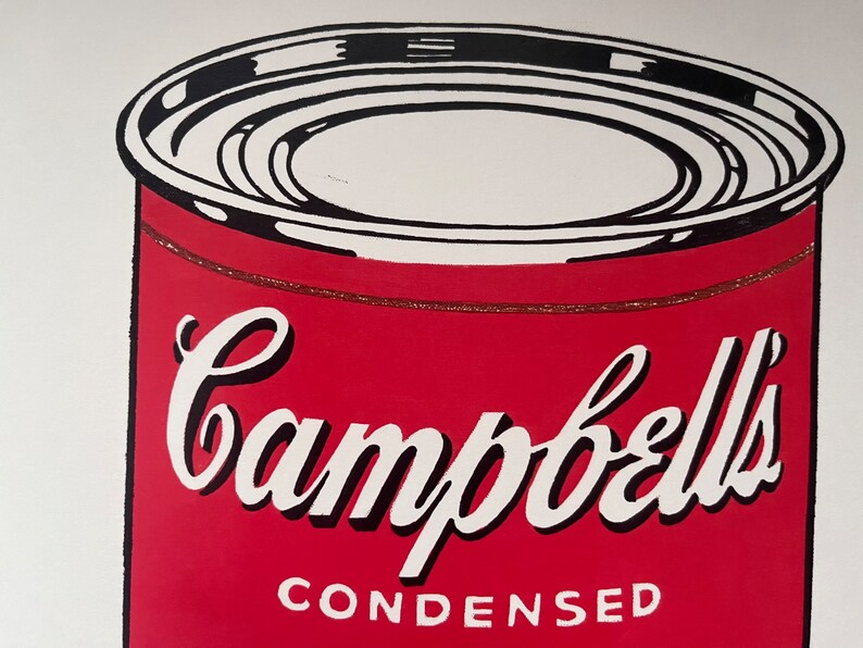 Fine Pop Art Limited Edition Print Campbells Soup Can, Andy Warhol ...