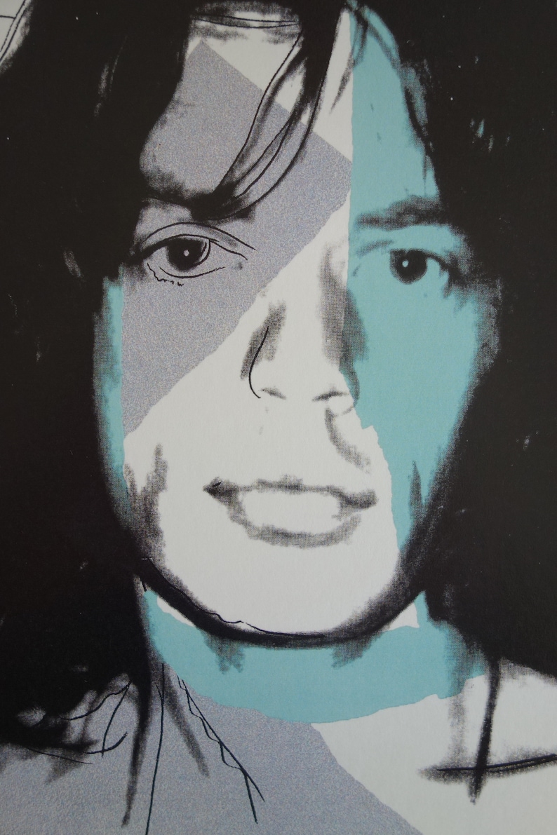Fine Pop Art Andy Warhol Limited Edition Print Mick Jagger - Etsy