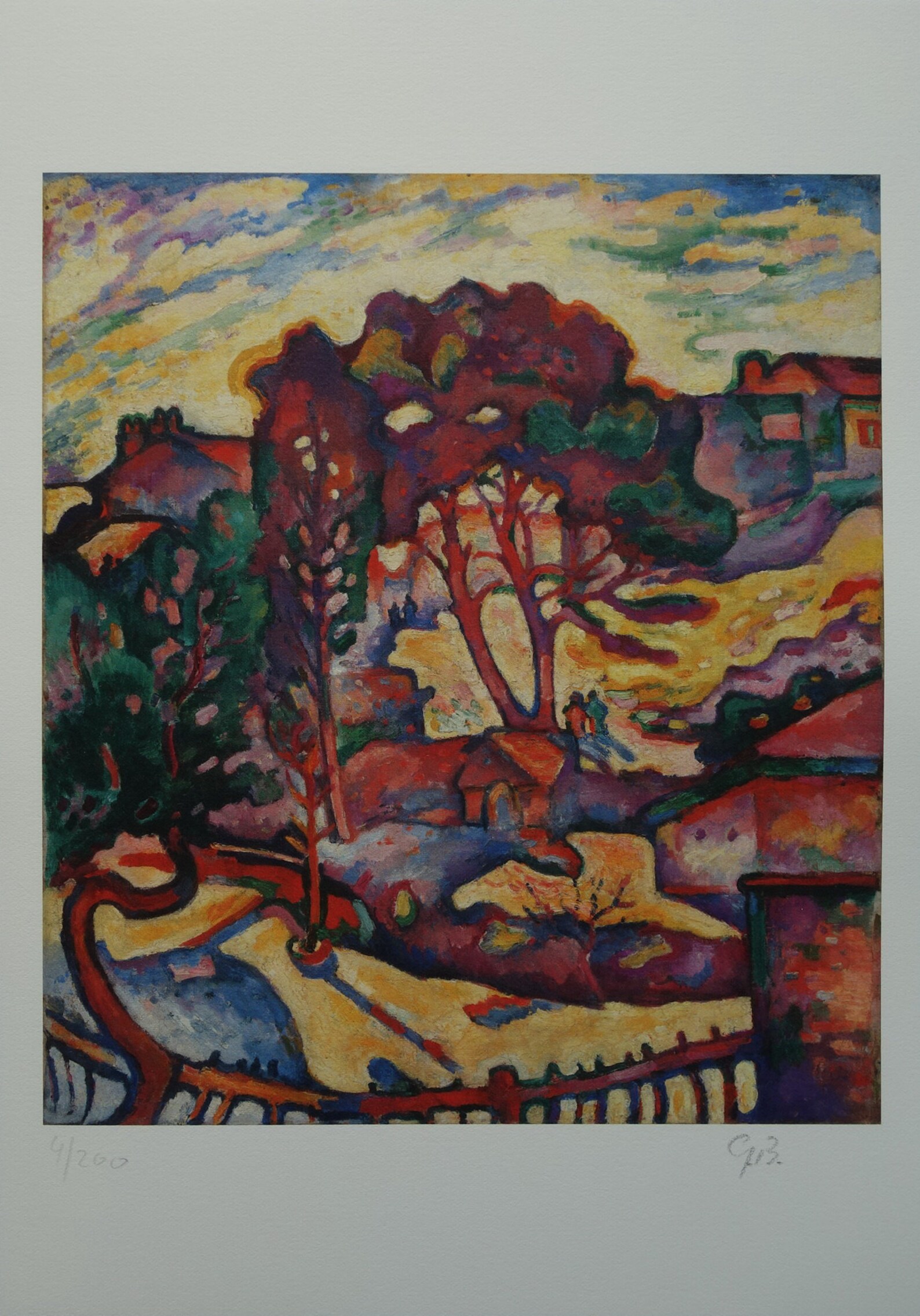 Fine Cubist Limited Edition Print Landscape, Georges Braque, Signed ...