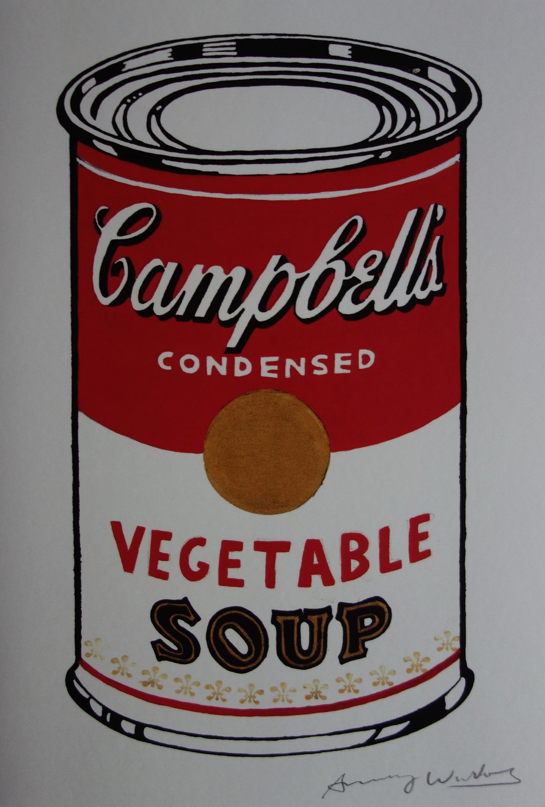 Fine Pop Art Limited Edition Print – Campbell’s Soup Can, Andy Warhol ...