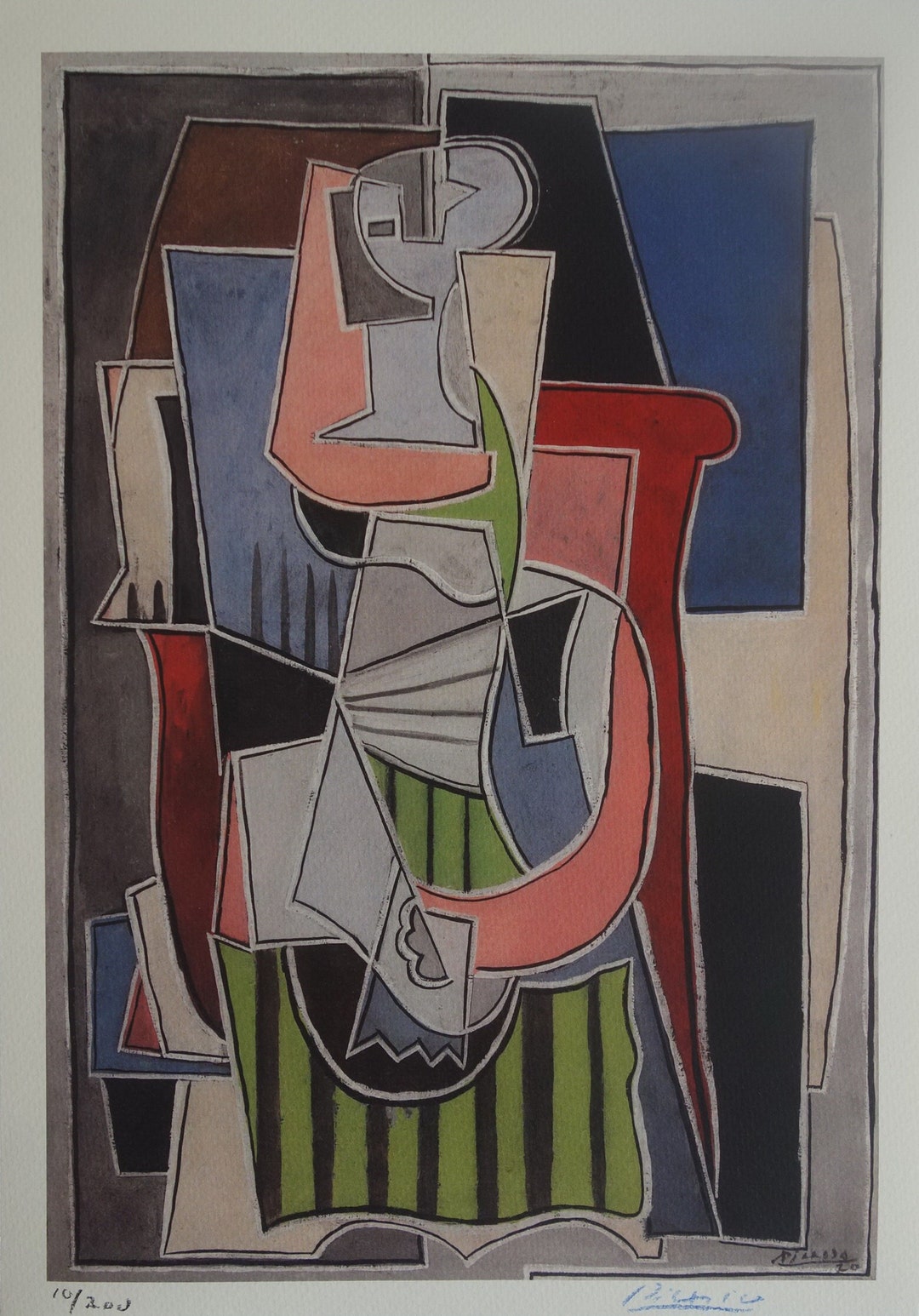 Fine Cubist Limited Edition Print - Portrait of a Woman, Pablo Picasso ...