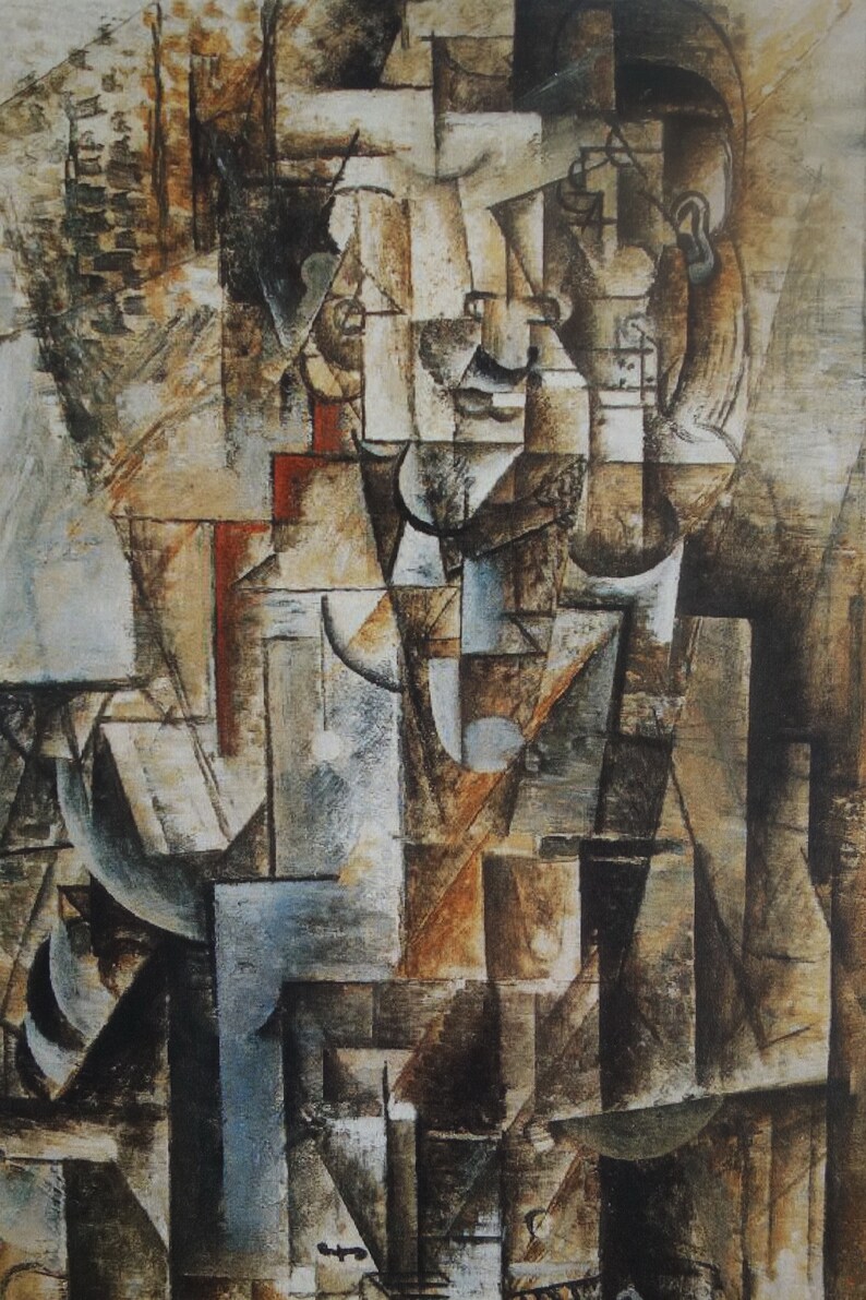 Fine Cubist Limited Edition Print Cubism Period Portrait - Etsy