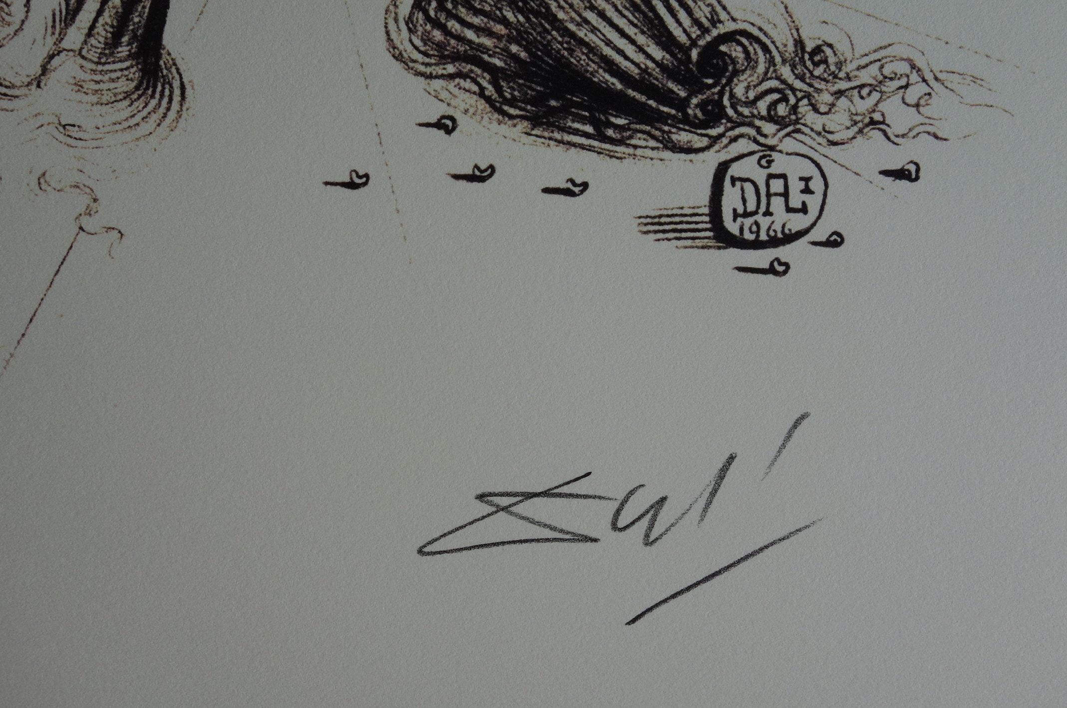 Fine Surrealist Limited Edition Print, Hands, Salvador Dali, Signed ...