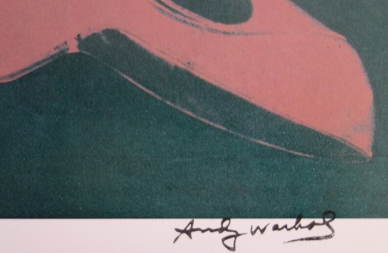 Fine Pop Art Shoes Print - Andy Warhol, Stamp Signed & Stamped With ...
