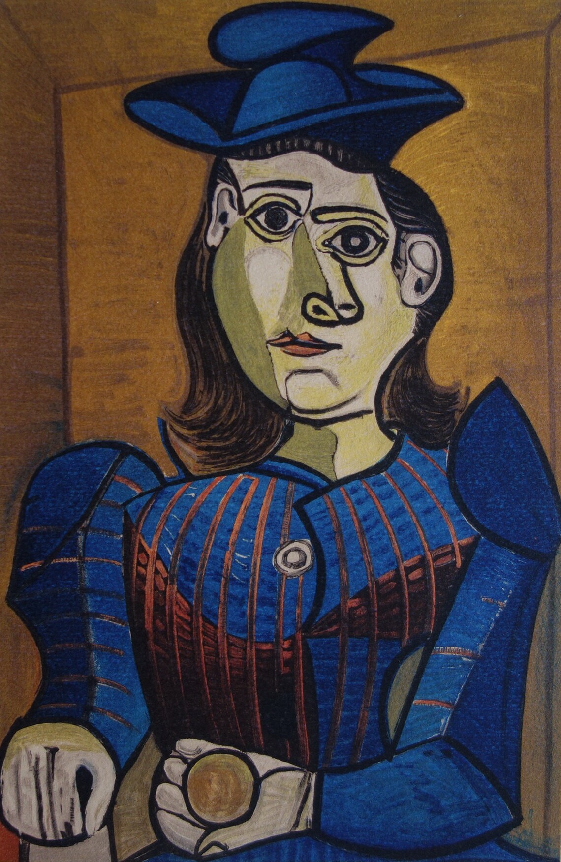 Fine Cubist Limited Edition Print Portrait of a Woman Pablo - Etsy