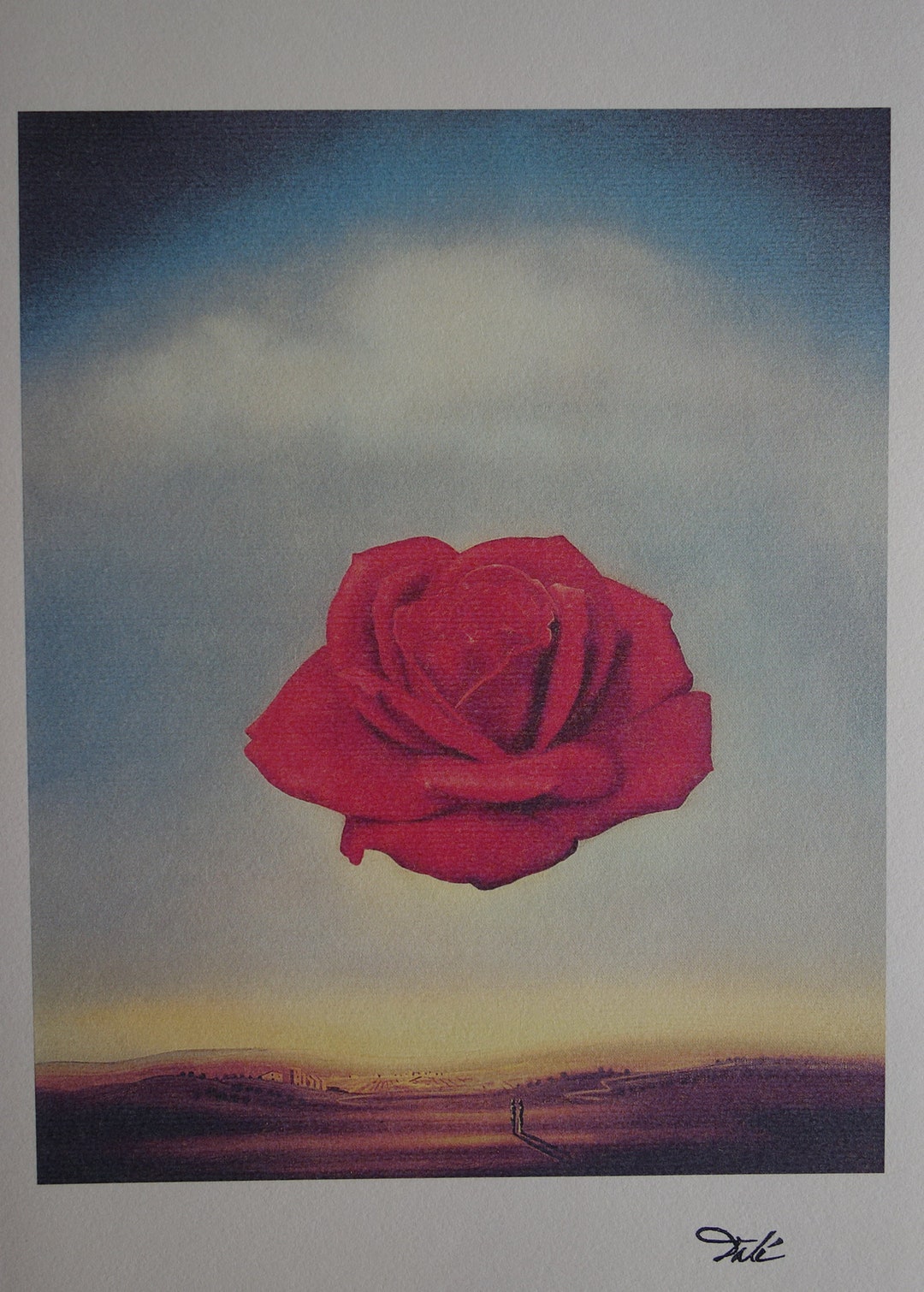 Fine Surrealist Edition Print, Rose, Salvador Dali, Signed & Stamped - Etsy