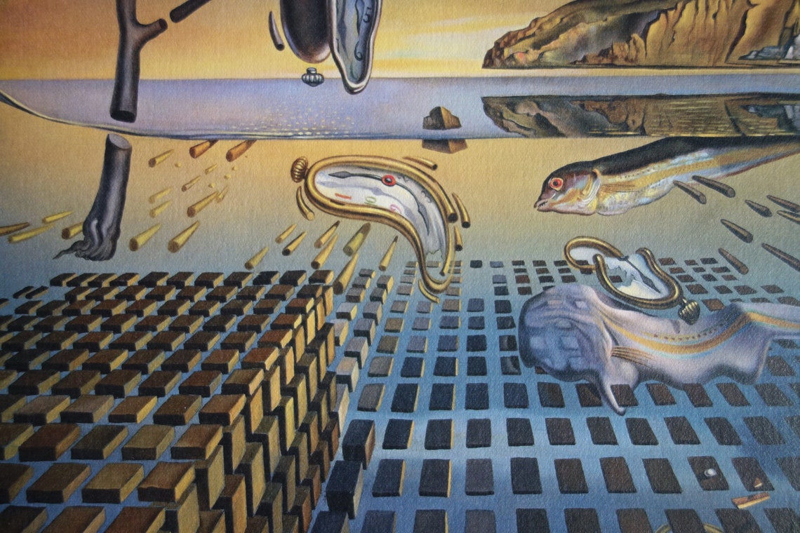 Fine Surrealist Limited Edition Print, Soft Watch, Salvador Dali ...