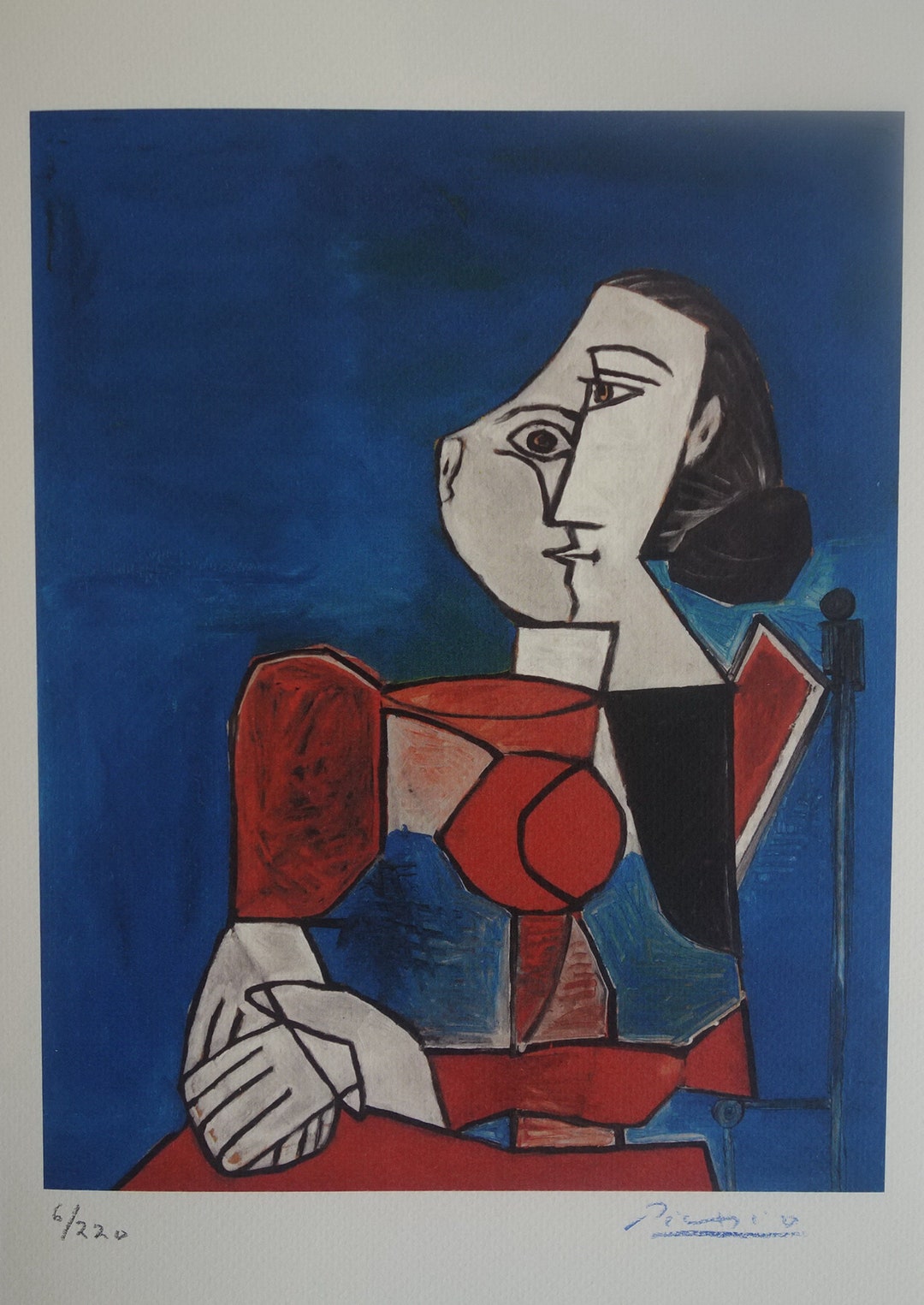 Fine Cubist Limited Edition Print - Portrait of a Woman, Pablo Picasso ...