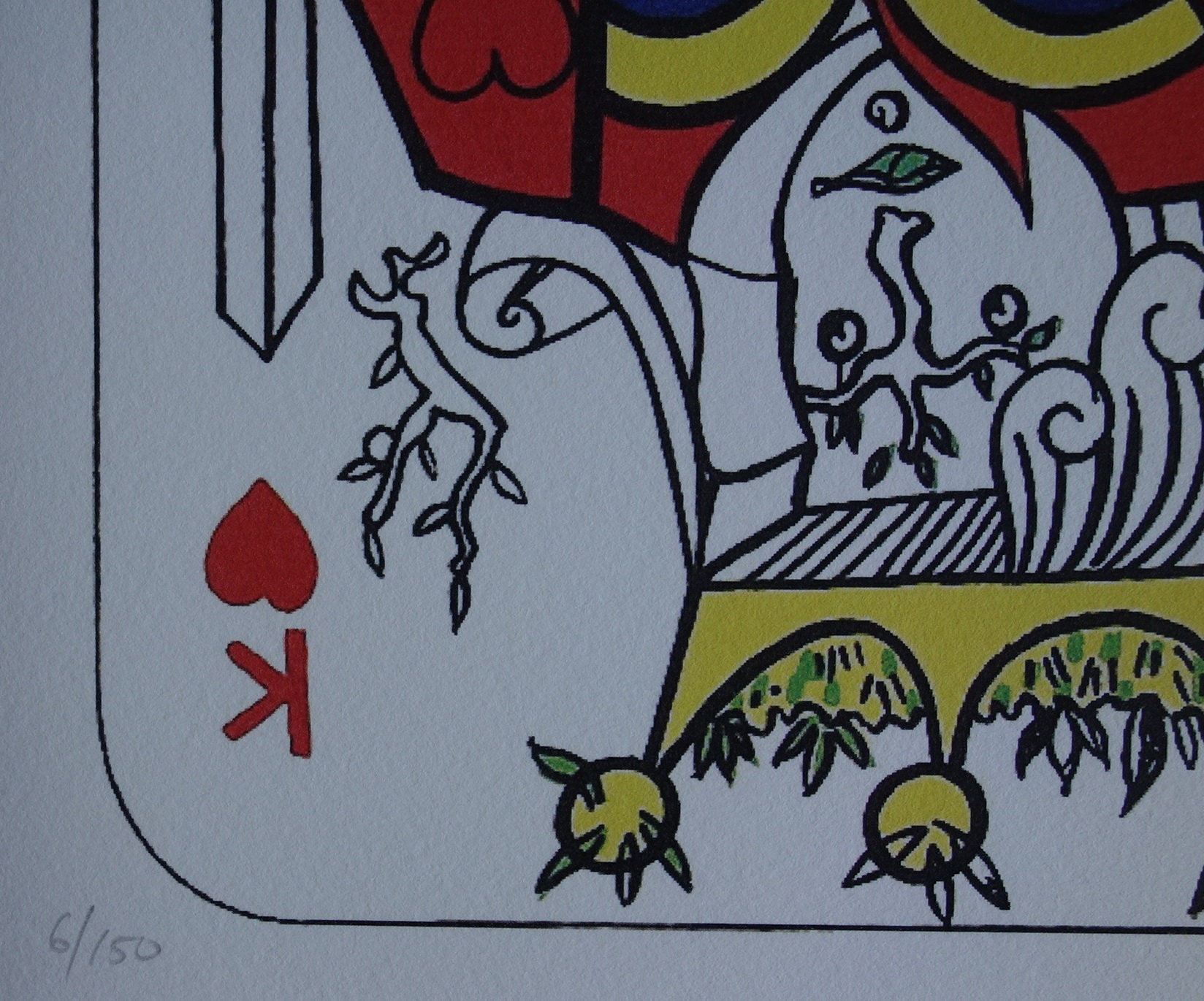 Fine Surrealist Limited Edition Print, Surreal Playing Cards King ...