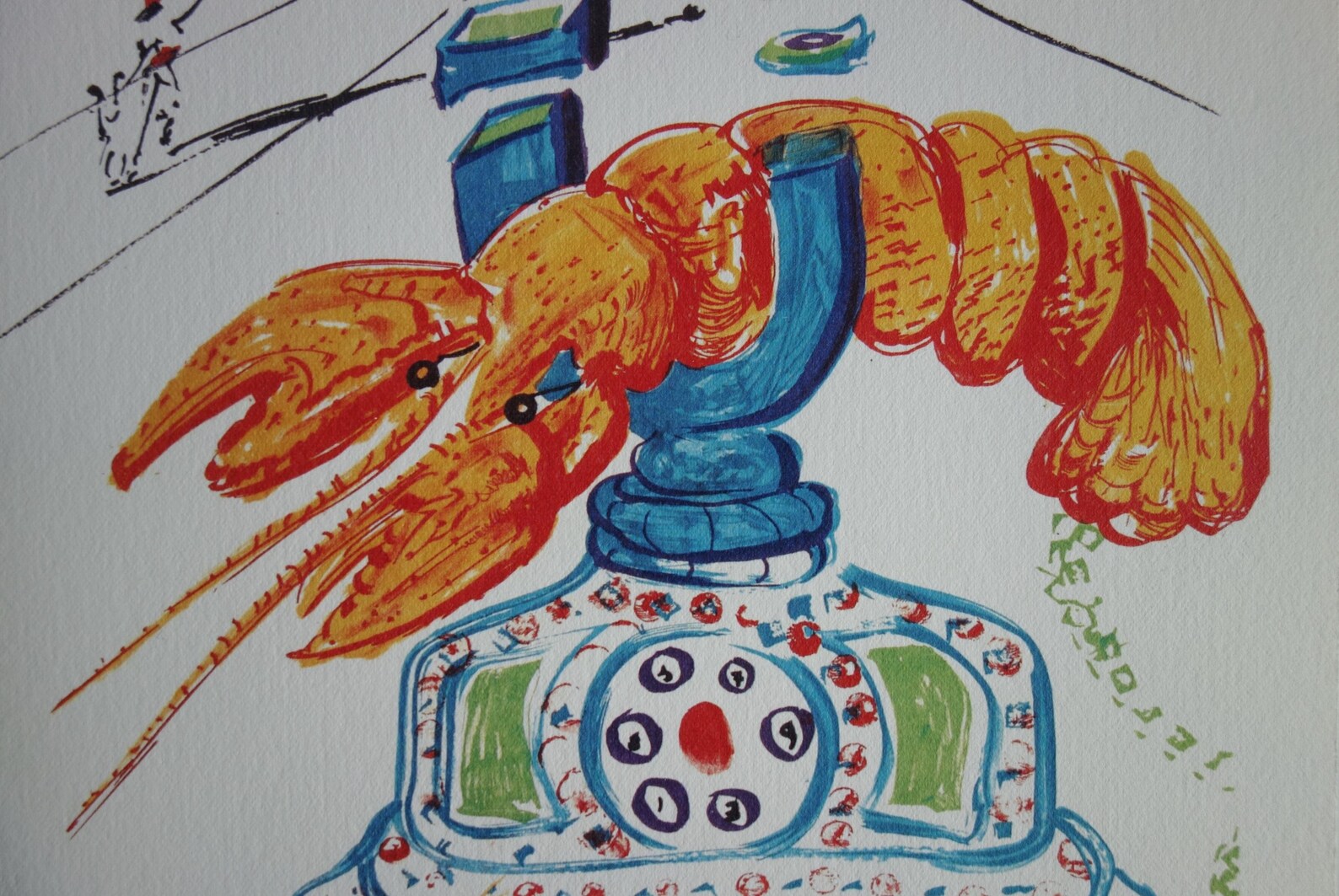 Fine Surrealist Limited Edition Print, Lobster Telephone, Salvador Dali ...