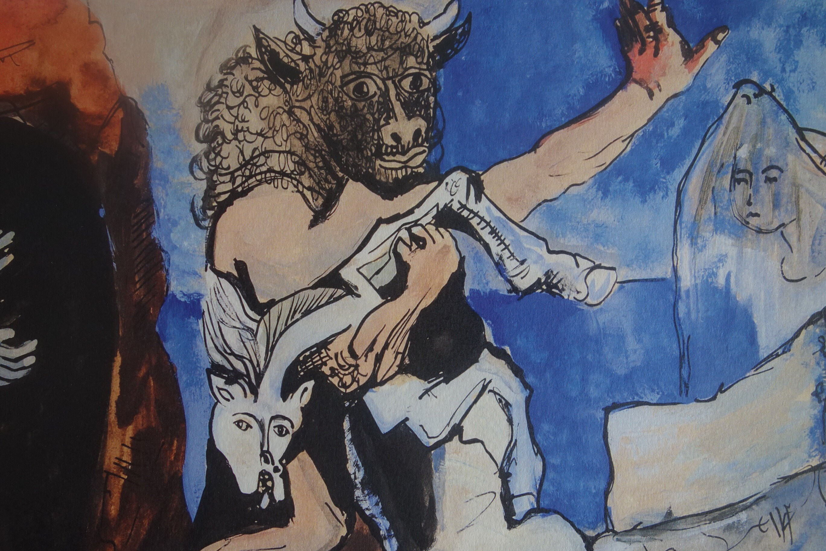 Fine Cubist Limited Edition Print Mythology, Pablo Picasso, Hand Signed ...