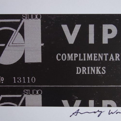 Fine POP ART Studio 54 Limited Edition Silkscreen Serigraph - Etsy