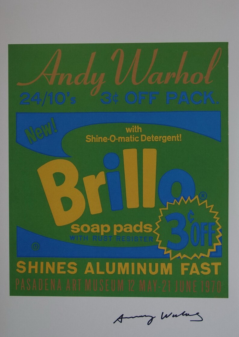 Fine Pop Art Limited Edition Print - Ads, Andy Warhol, Signed ...