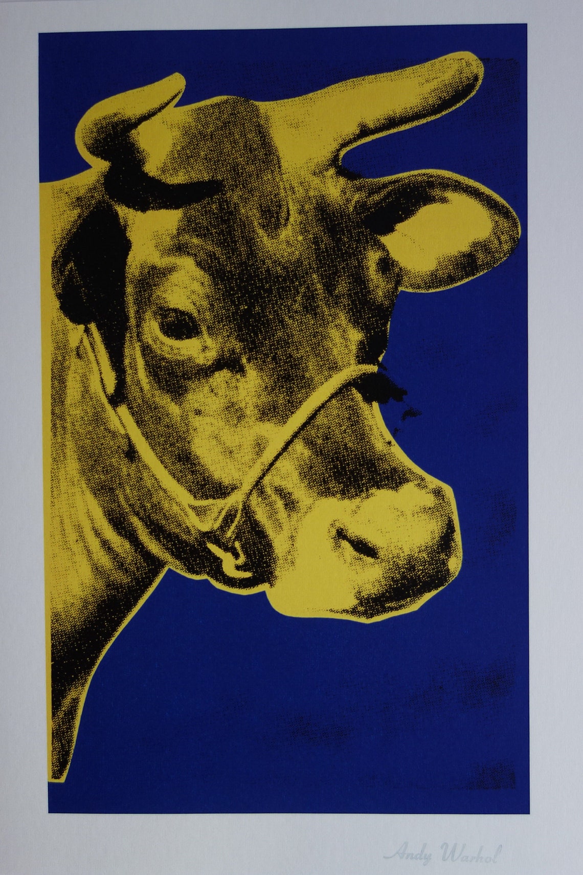Fine Pop Art Limited Edition Print – Cow, Andy Warhol, Signed ...