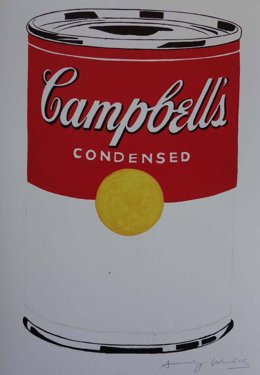 Fine Pop Art Limited Edition Print – Campbell’s Soup Can, Andy Warhol ...