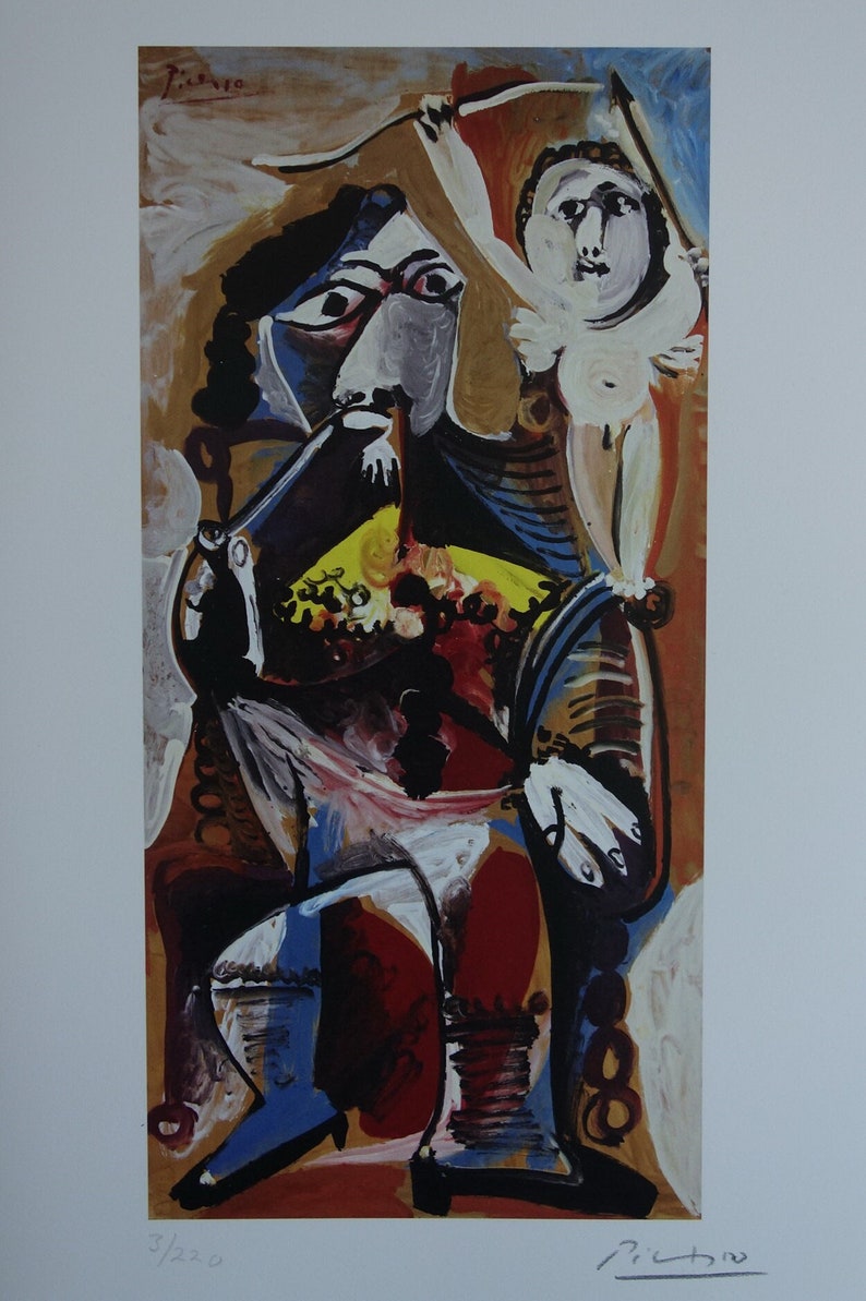 Fine Cubist Limited Edition Print - Portrait of a Musketeer, Pablo ...