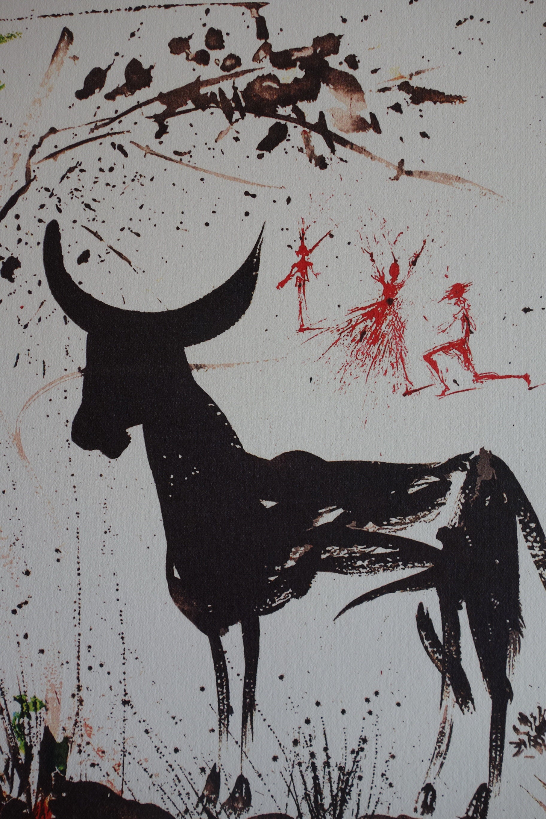 Fine Surrealist Limited Edition Print, Bull, Salvador Dali, Signed ...