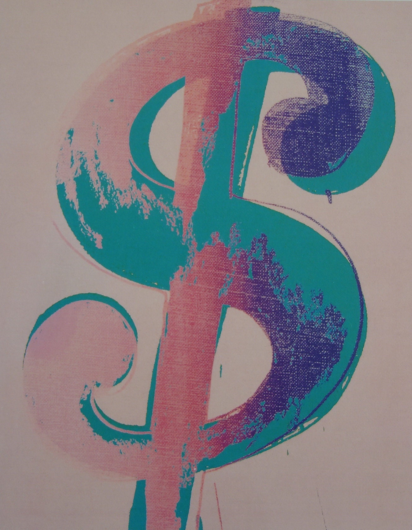 Fine Pop Art Edition Trial Proof Print – Dollar Sign, Andy Warhol ...