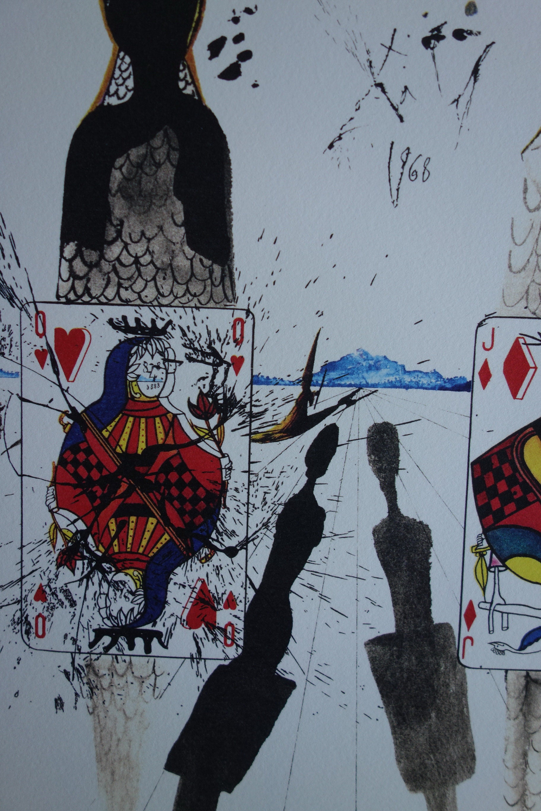 Fine Surrealist Limited Edition Print, Surreal Playing Cards - Queen ...