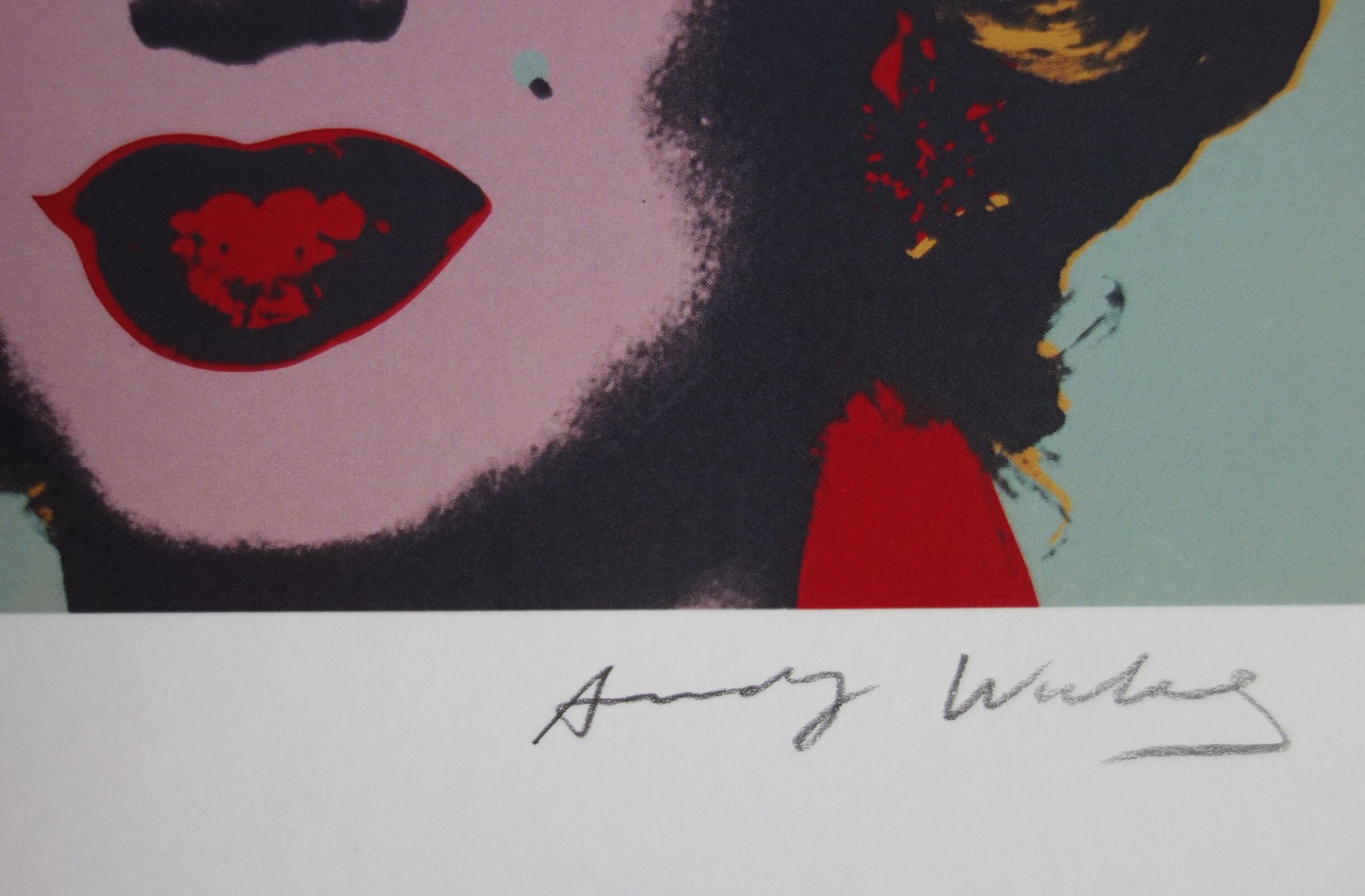 Fine Pop Art Limited Edition Print Marylin Monroe, Andy Warhol, Signed ...