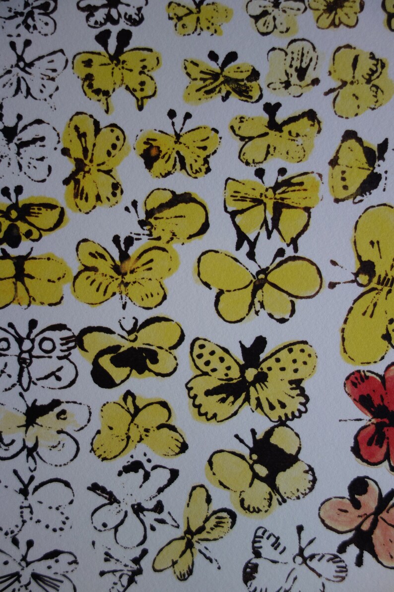 Fine Pop Art Limited Edition Print - Illustration - Butterflies, Andy ...