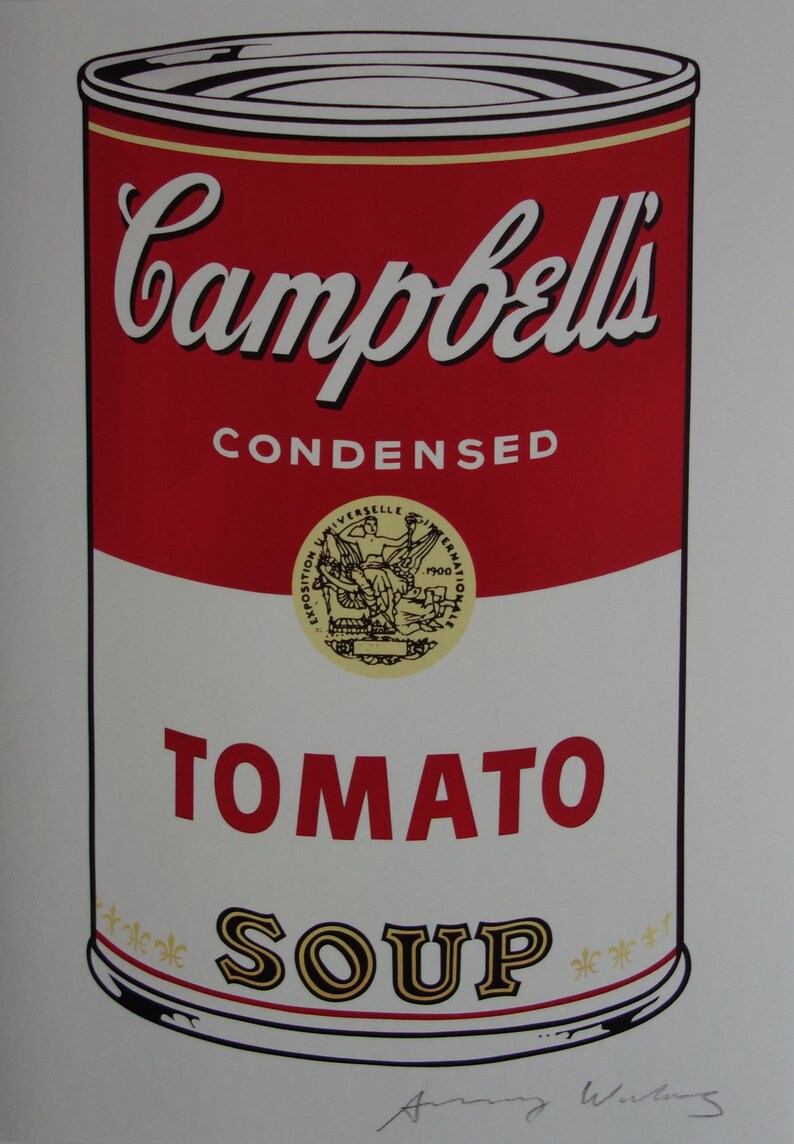 Fine Pop Art Limited Edition Print Campbells Soup Can Andy - Etsy