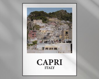 Old Capri Italy Map 1903 Vintage Tyrrhenian Sea Island Atlas - Etsy