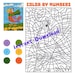New Color by Number Coloring Pages Collection, Book for Kids, Printable ...