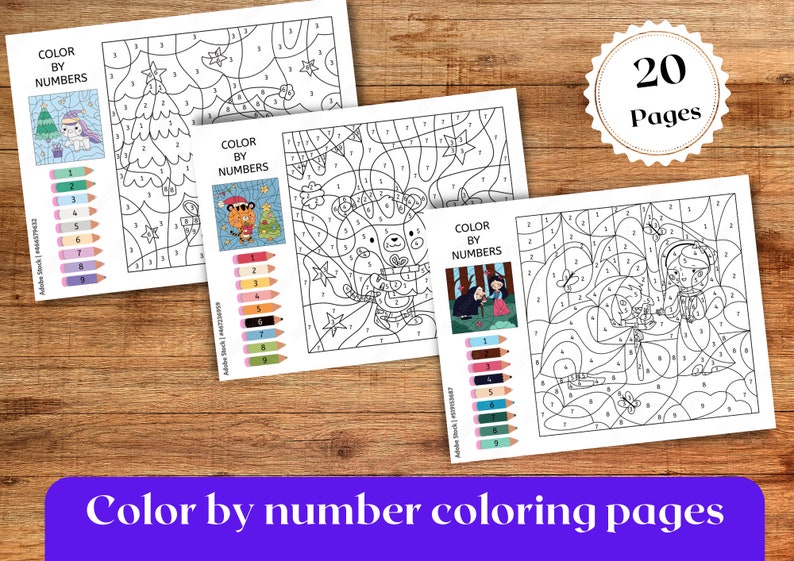 Color by Number Coloring Pages, Unleash Your Creativity With Fun and ...