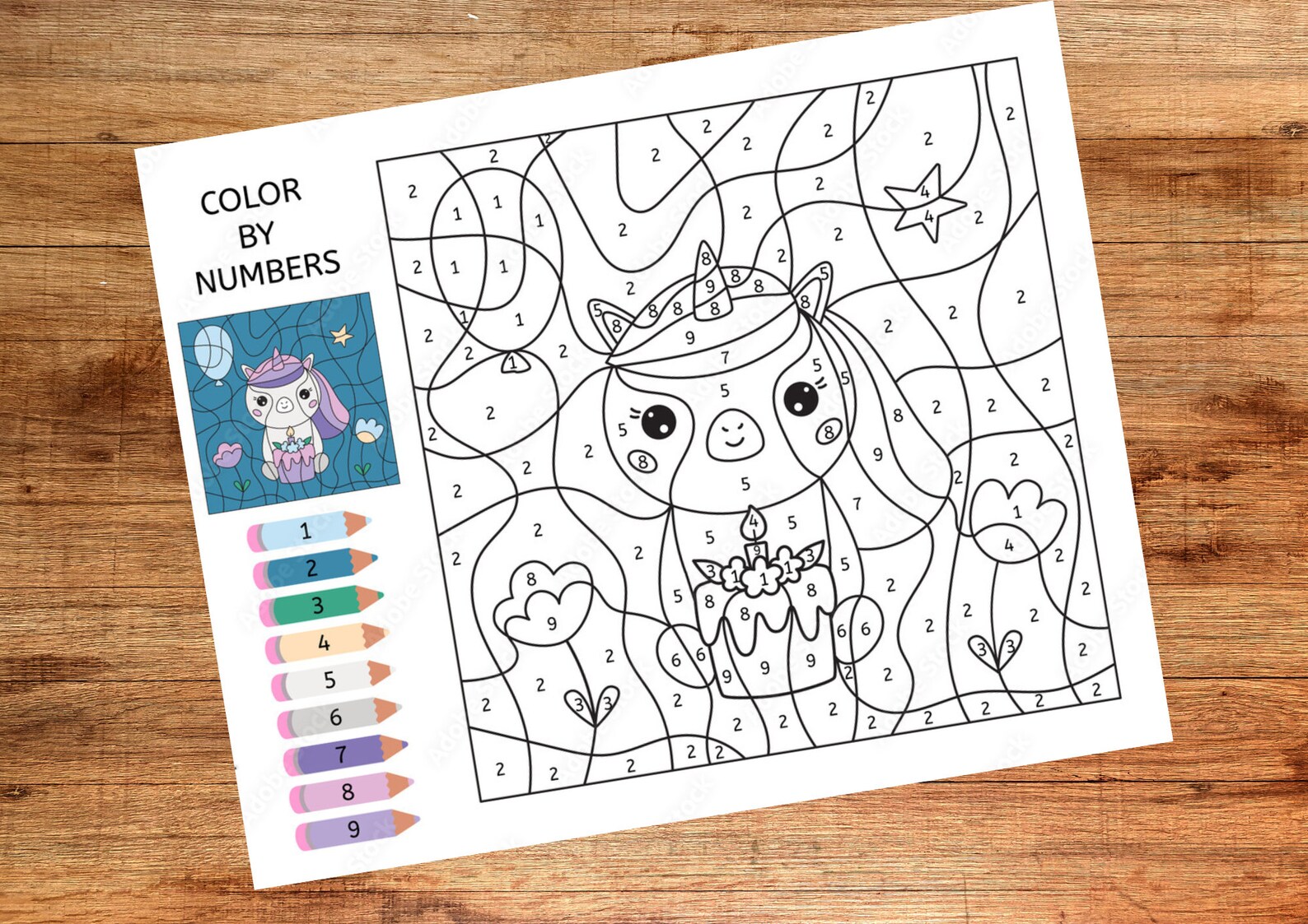 Color by Number Coloring Pages, Unleash Your Creativity With Fun and ...